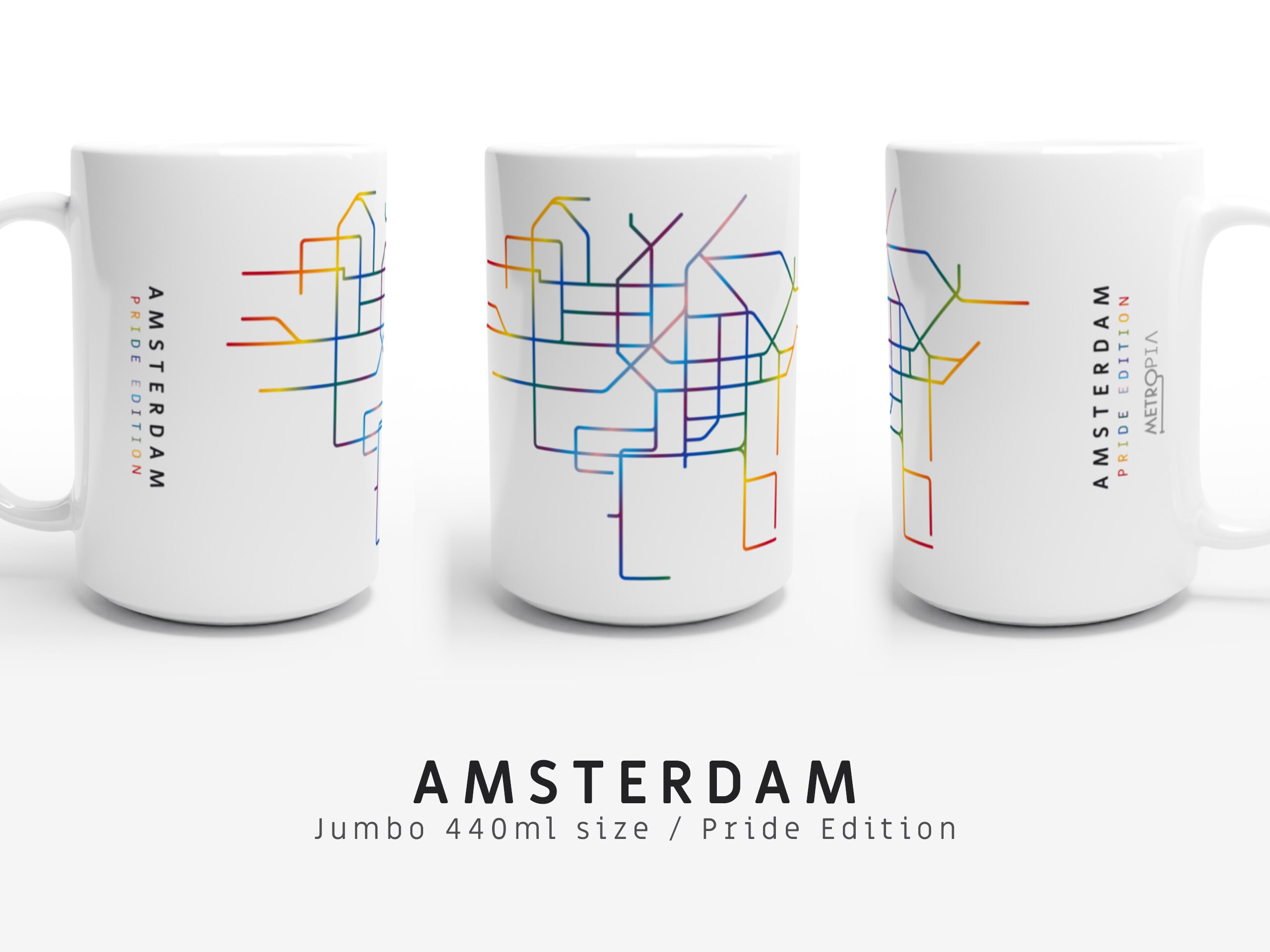 Mug Line art map illustration inspired by Toronto's TTC subway and ...
