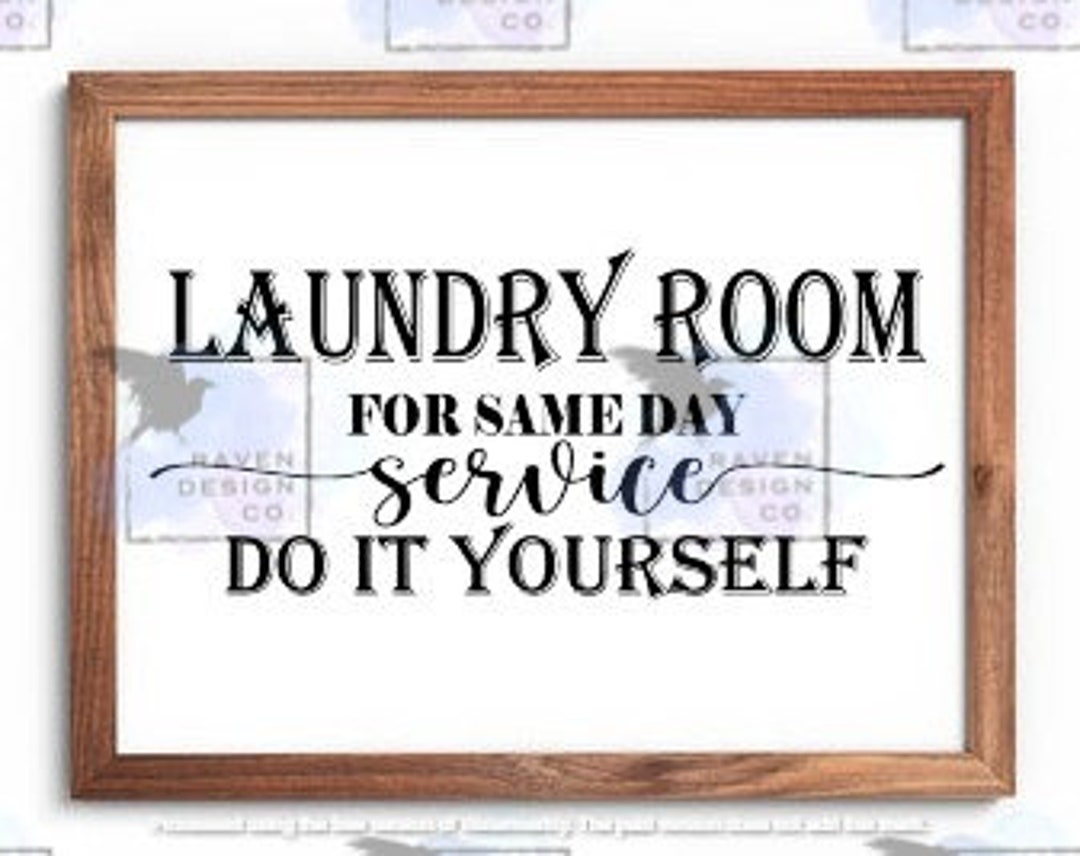 Laundry Room Sign SVG PNG - Etsy
