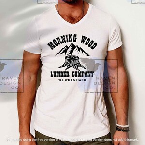 Morning Wood SVG PNG Lumber Company - Etsy
