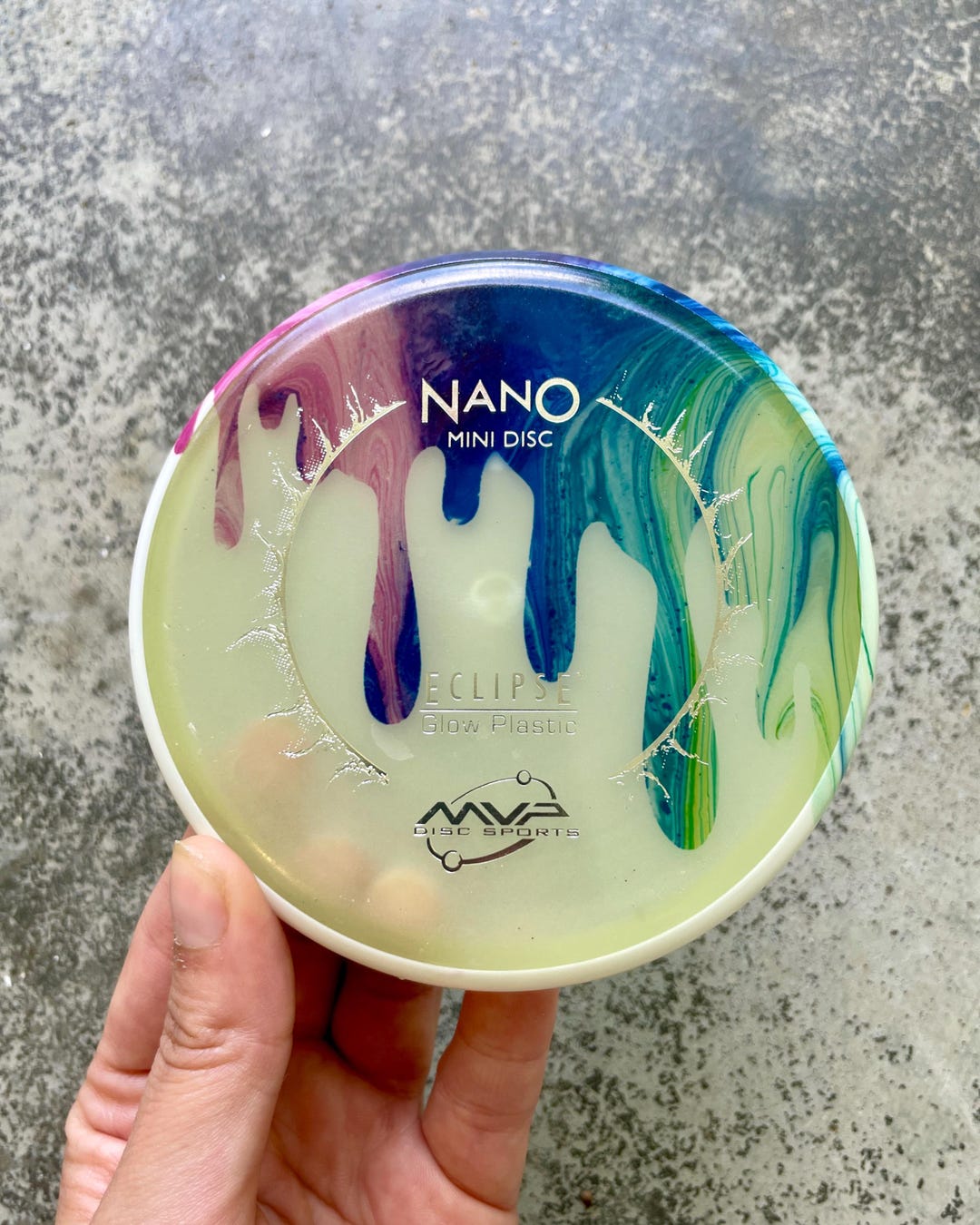 MINI MARKER 4 MVP Glow Nano Custom Hand-dyed Disc Golf Mini Marker - Etsy