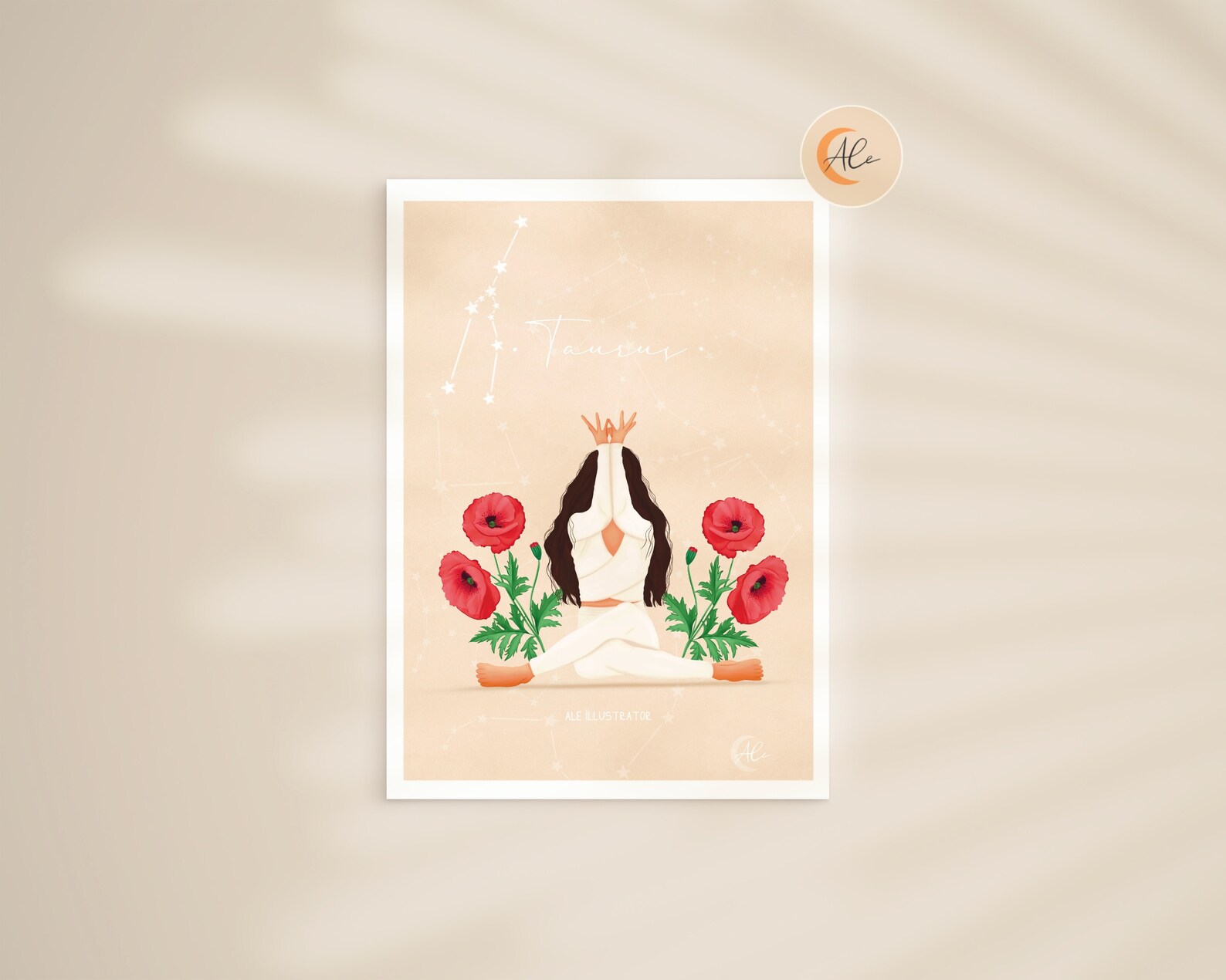 Zodiac Taurus Birth Flower: Poppy - Etsy