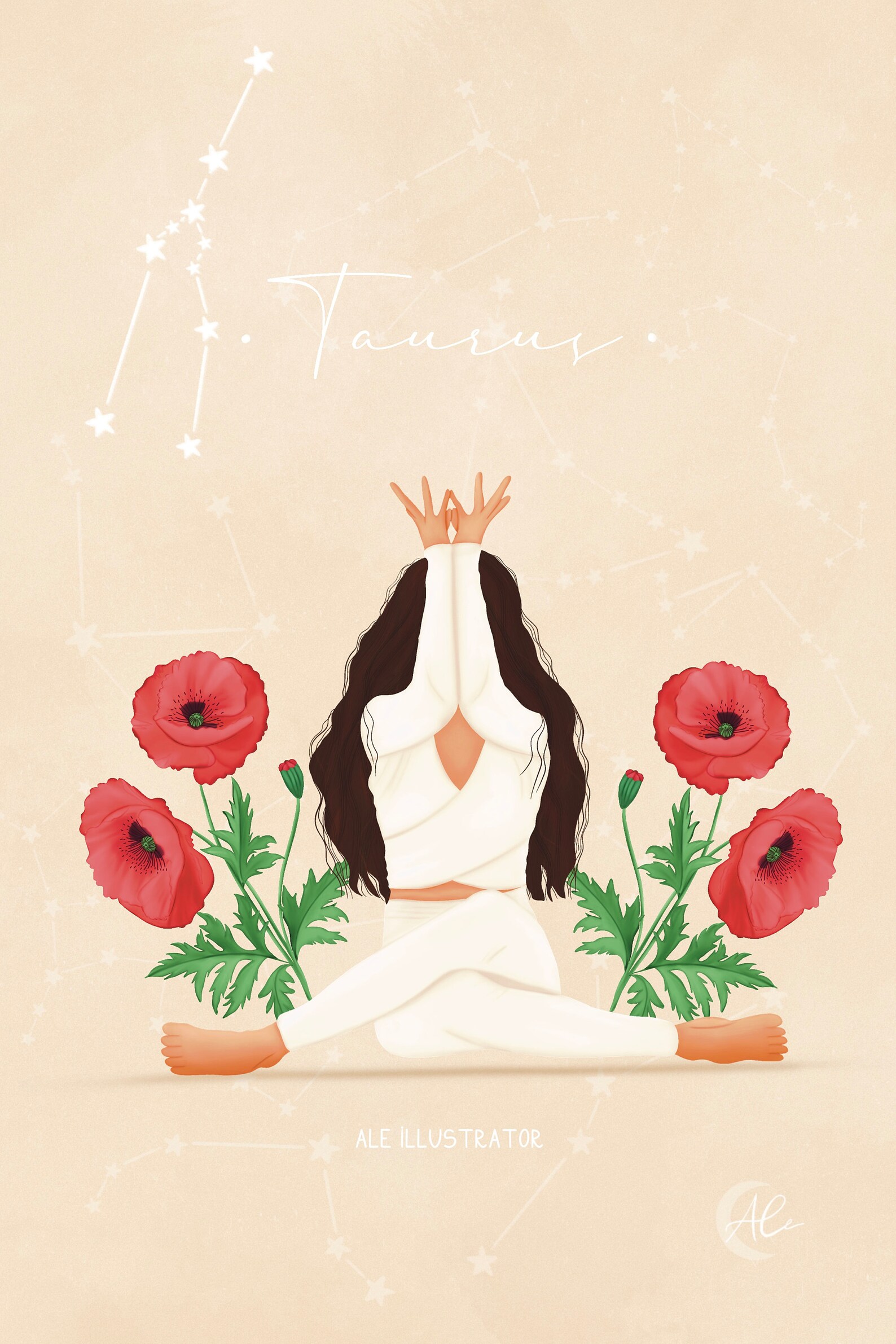 Zodiac Taurus Birth Flower: Poppy - Etsy