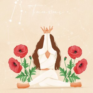 Zodiac Taurus Birth Flower: Poppy - Etsy