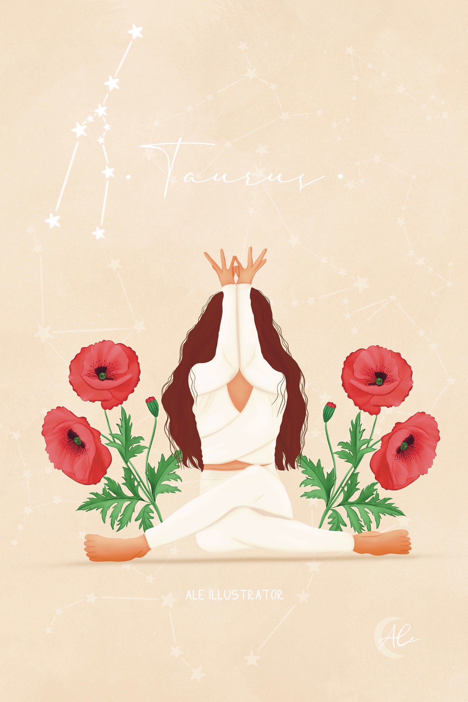 Zodiac Taurus Birth Flower: Poppy - Etsy