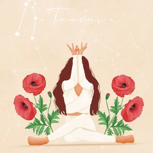 Zodiac Taurus Birth Flower: Poppy - Etsy