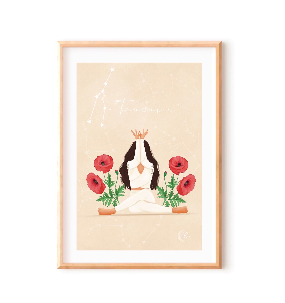 Zodiac Taurus Birth Flower: Poppy - Etsy
