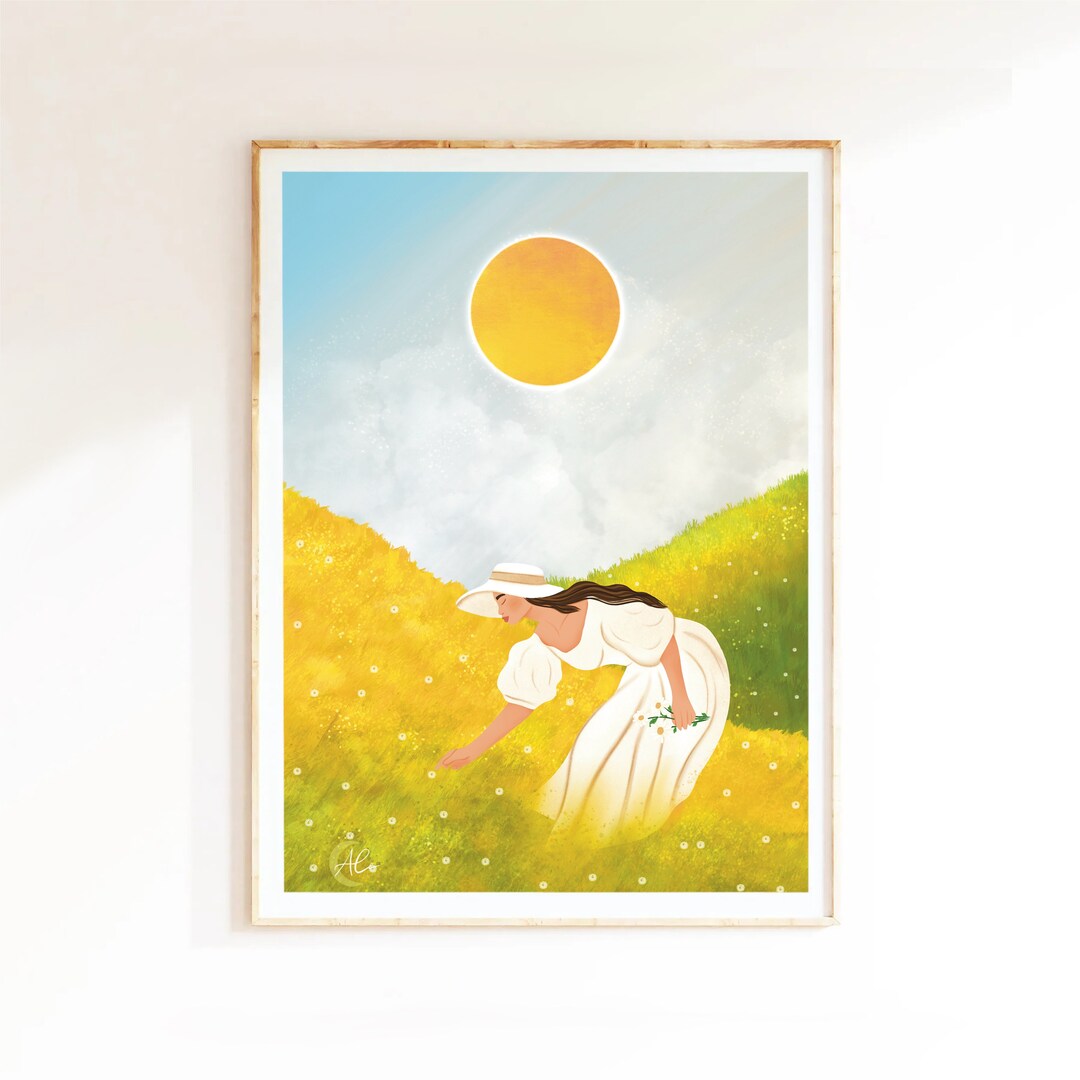 Positive Mindset Art Print. Only Positive Thoughts Illustration ...