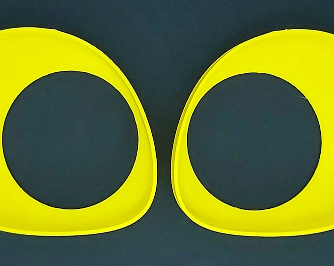 Yellow Fursuit Eyes 3D Printed Furry Toony Eye Blanks for Fursuits and ...