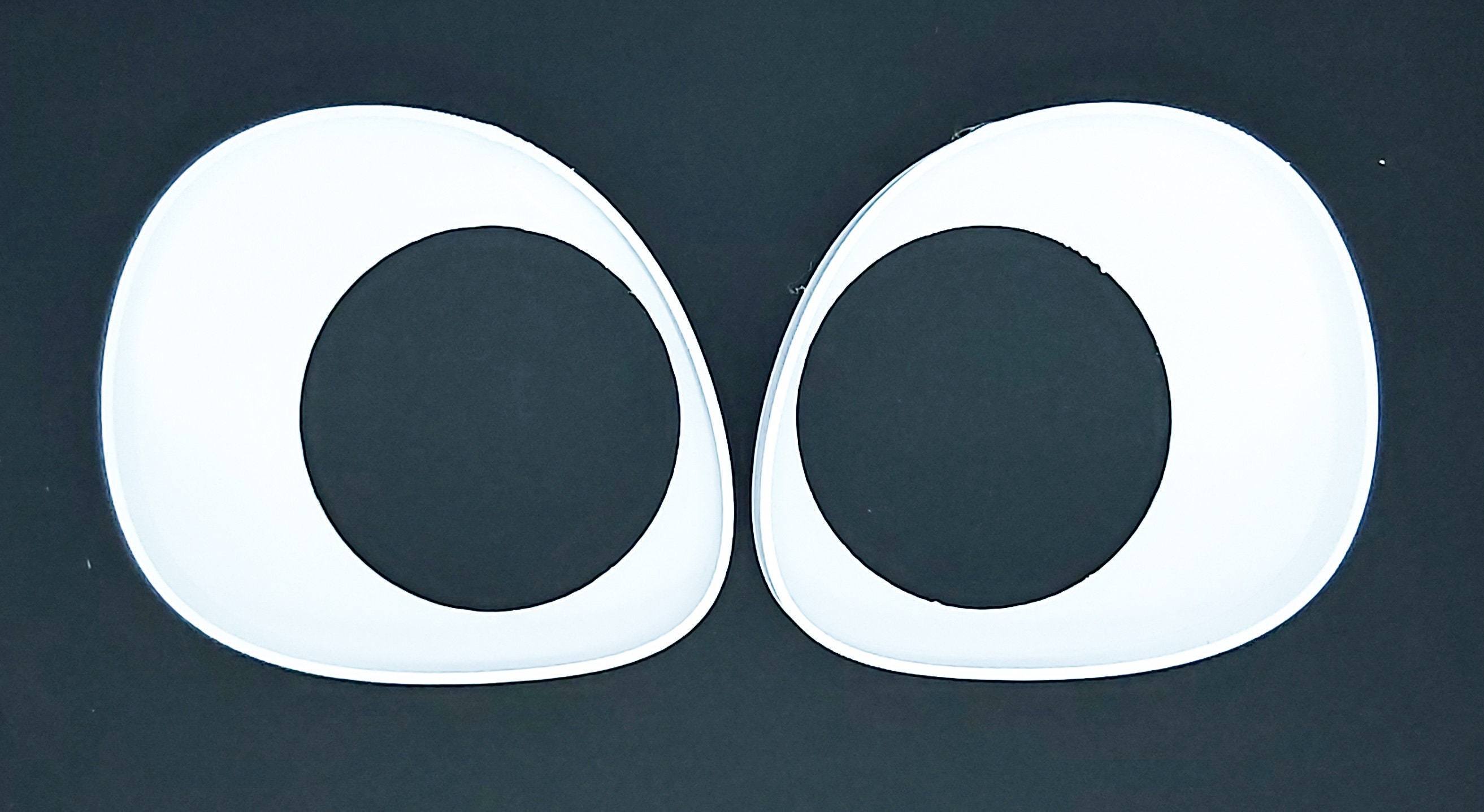 White Fursuit Eyes 3D Printed Furry Toony Eye Blanks for - Etsy UK