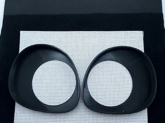 Black Eye Kit Make Your Own 3D Printed Furry Toony Eyes for | Etsy UK