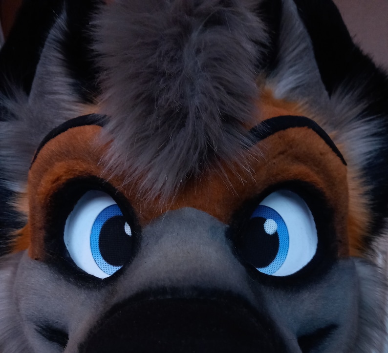 White Fursuit Eyes 3D Printed Furry Toony Eye Blanks for - Etsy