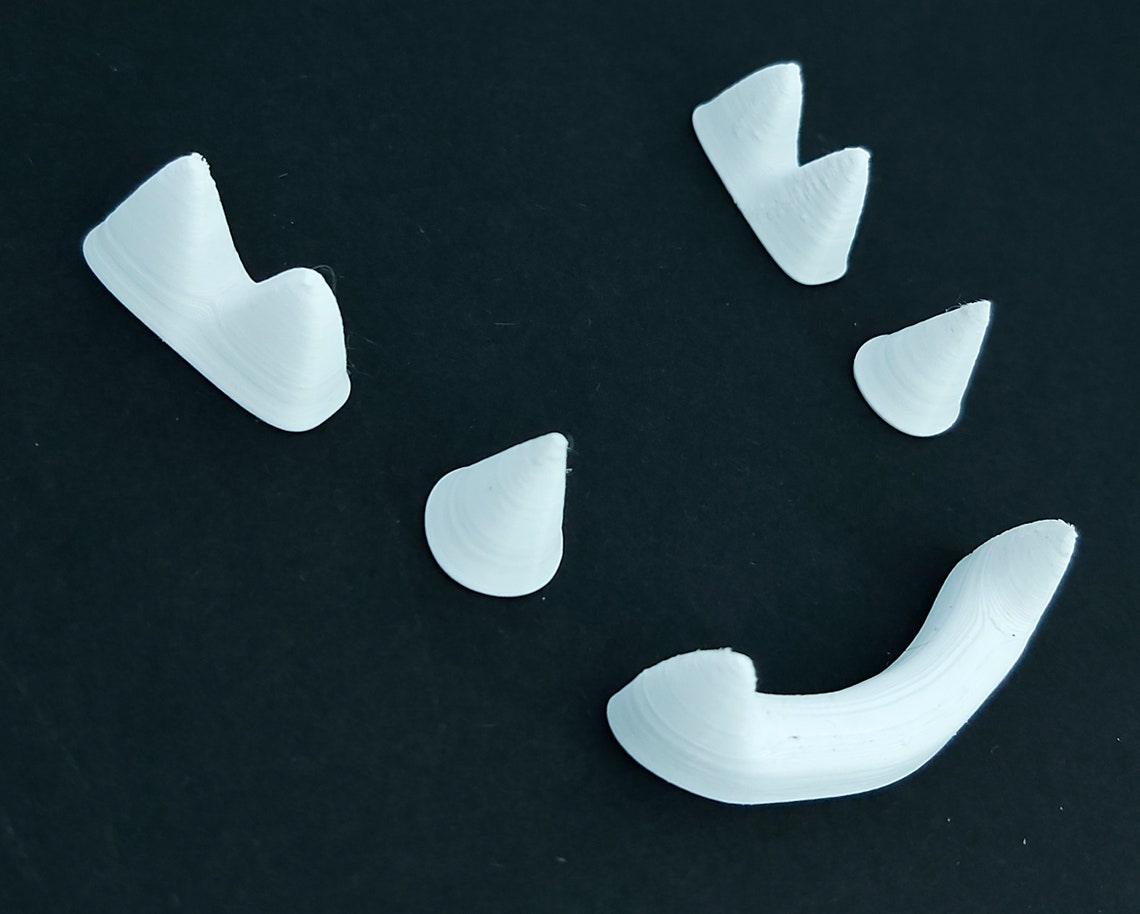 Fursuit Teeth 3D Printed Toony Fangs for Fursuits and Costume - Etsy UK