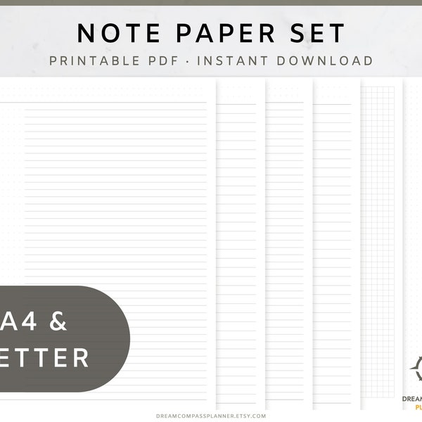 Note Paper - Etsy