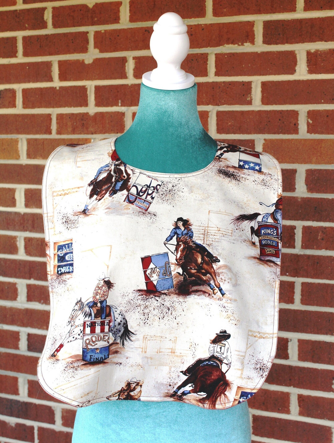 Adult Bib ; Reversible Bib; Clothing Protector, Festive Bib, Special ...