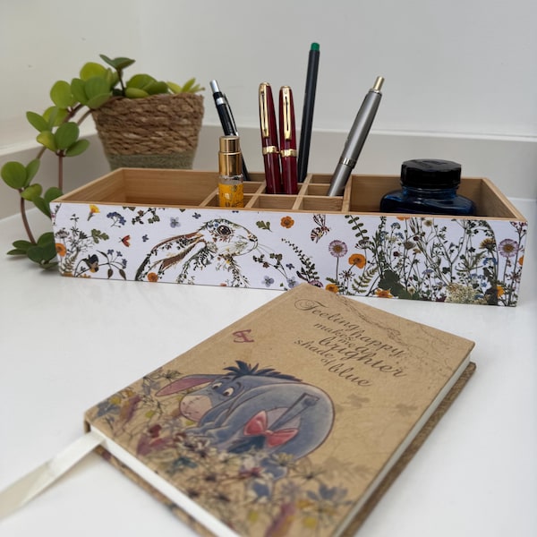 Wooden Desk Tidy - Etsy UK