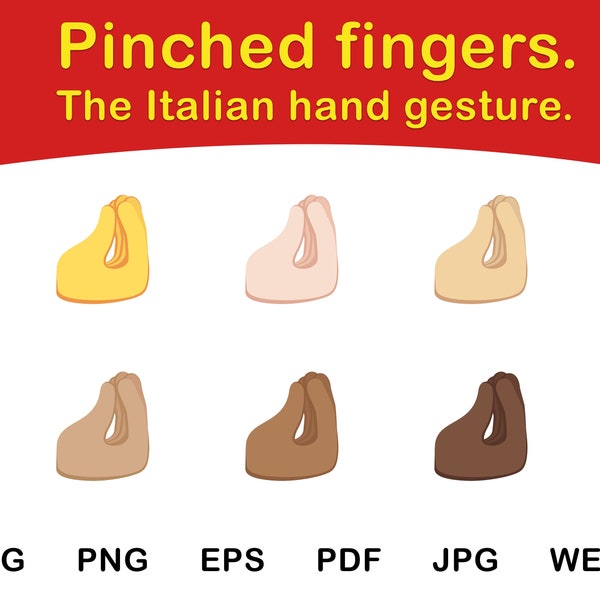 Italian Hand Gesture Wall - Etsy