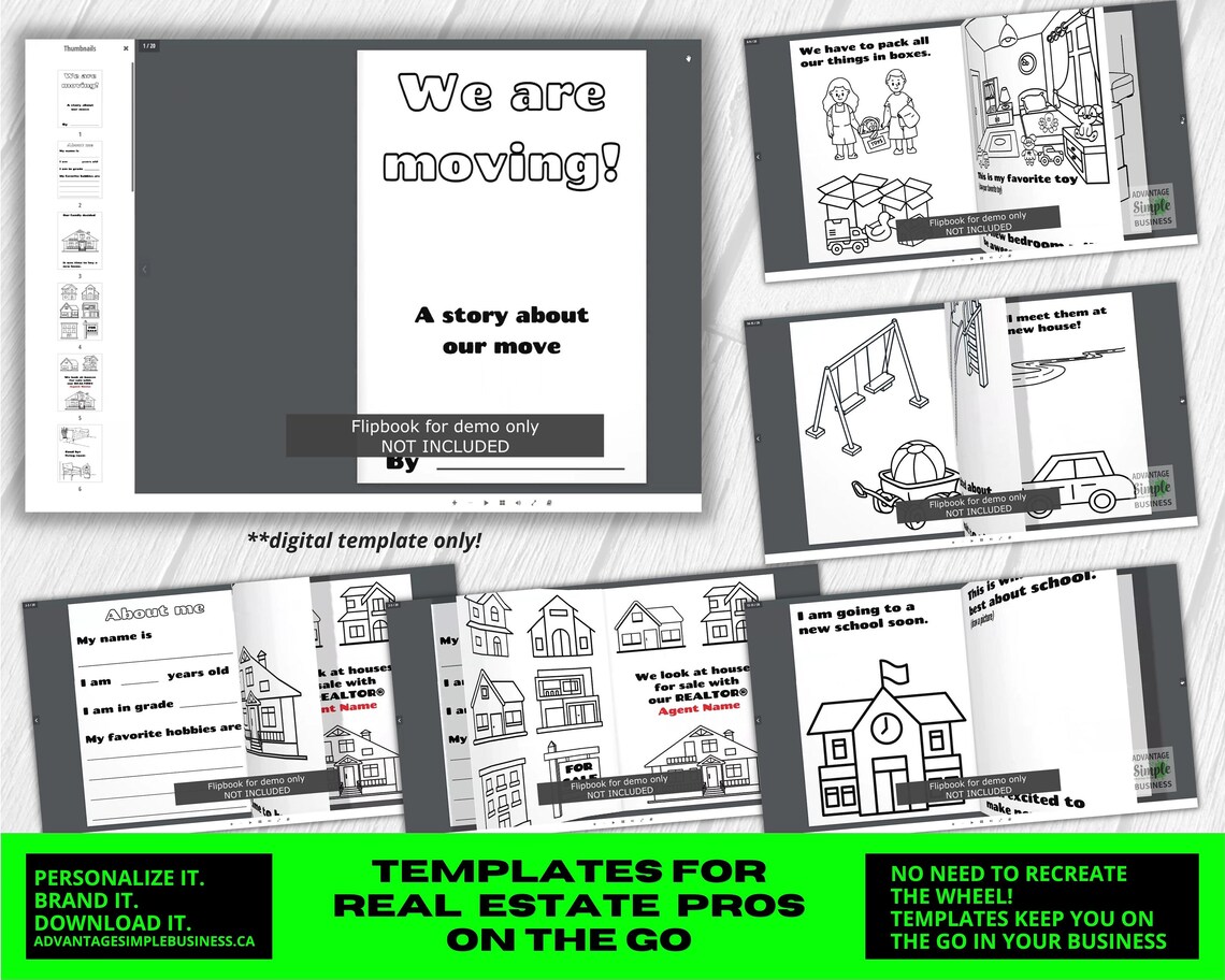 Real Estate Coloring Book, Real Estate Coloring Pages, Coloring Book ...