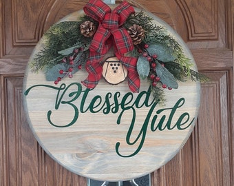 Yule Sign | Etsy