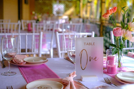 Acrylic A5 Table Numbers | Etsy Australia