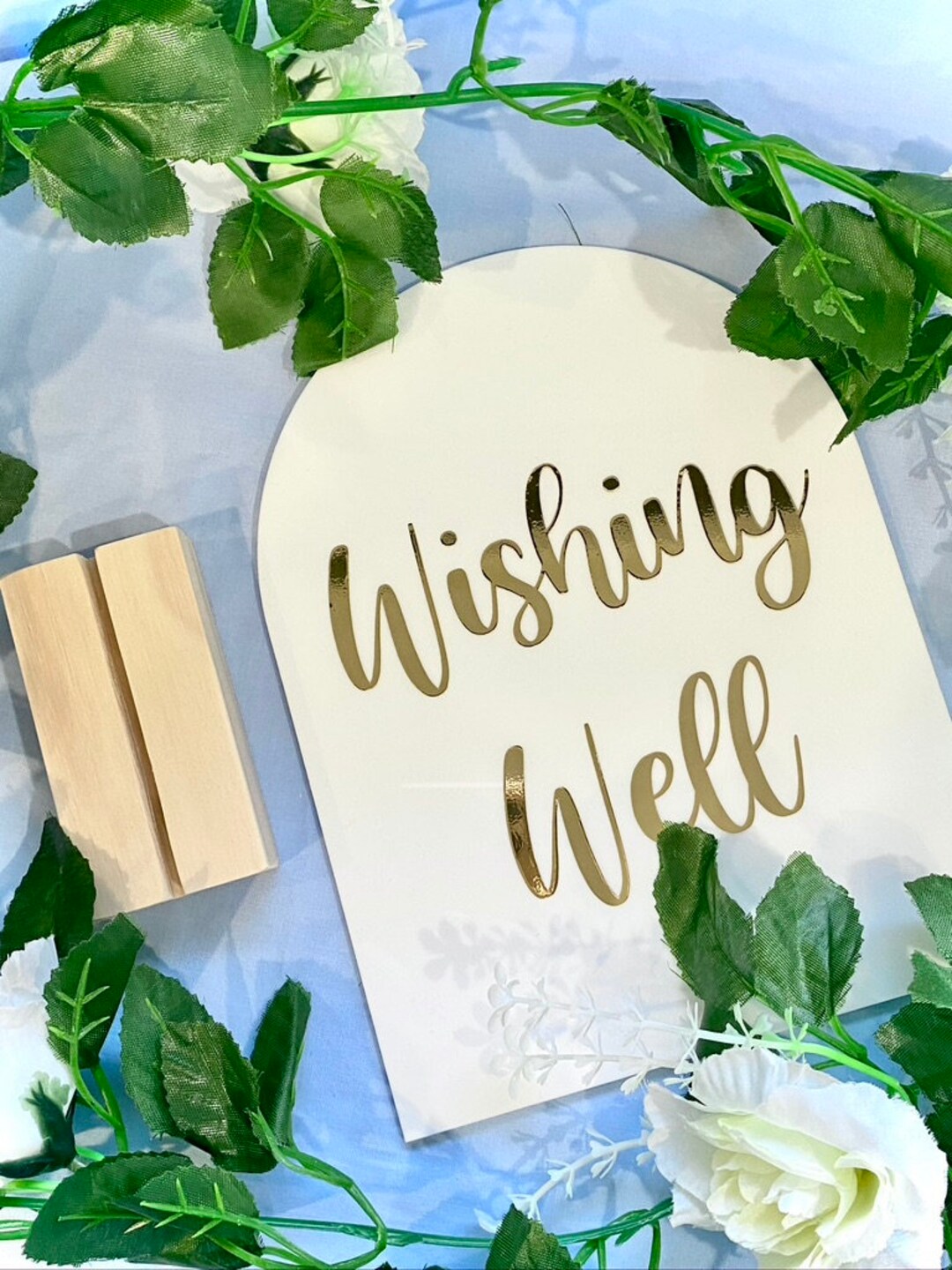 Acrylic Wishing Well Sign - Etsy