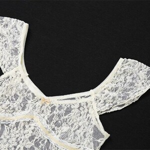 Lace Crop Top / White Crop Tank Top / Vintage Sexy Crop Top / - Etsy