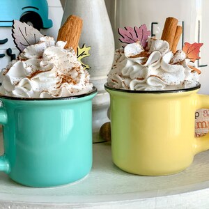 Mini Fall Mugs for Tiered Tray, Mini Mug, Fall Mini Mug, Pumpkin Spice ...