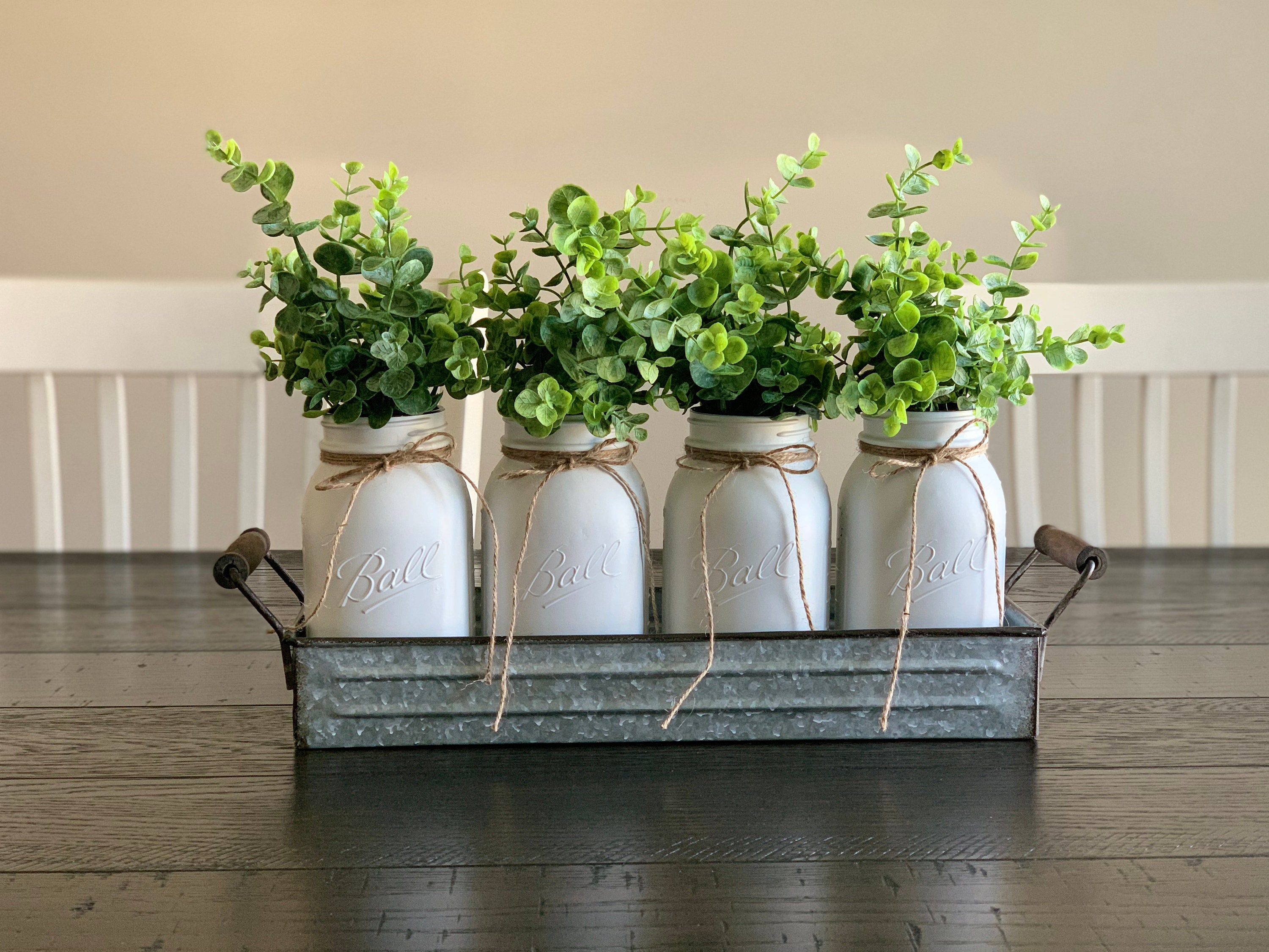 Farmhouse Table Centerpiece. Rustic Table Centerpiece | Etsy