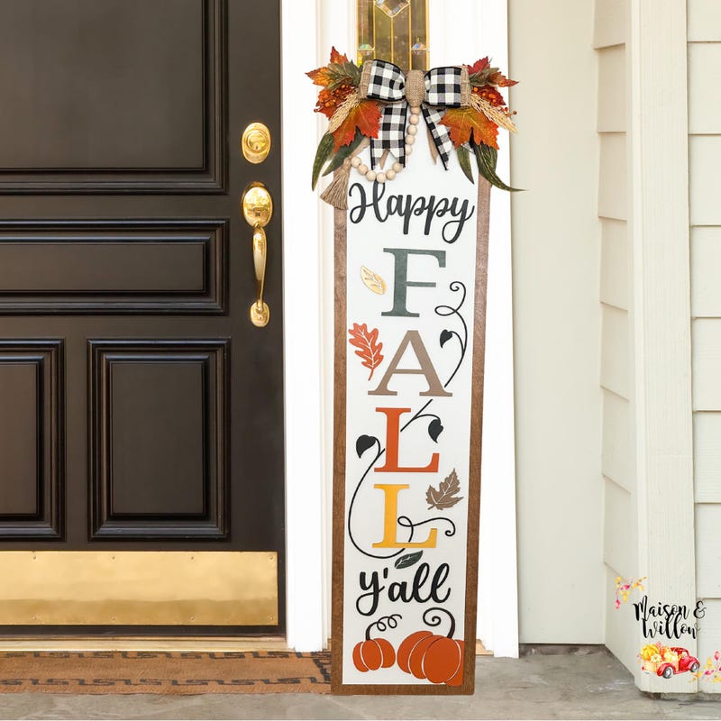 Happy Fall Sign - Etsy