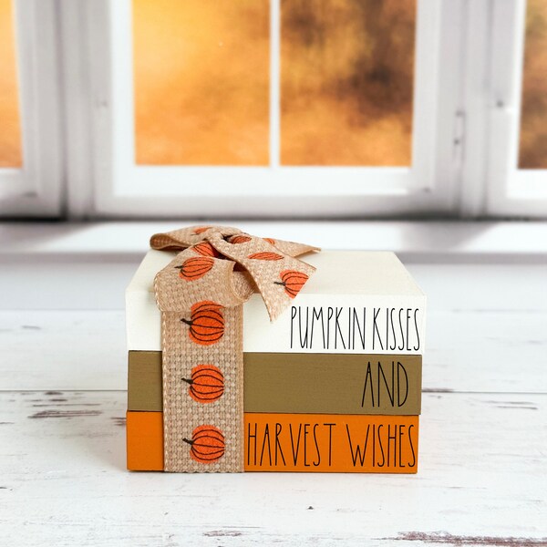 Fall Book Stack - Etsy