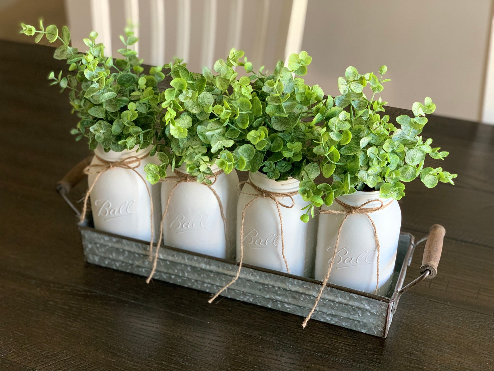 Farmhouse Table Centerpiece. Rustic Table Centerpiece | Etsy