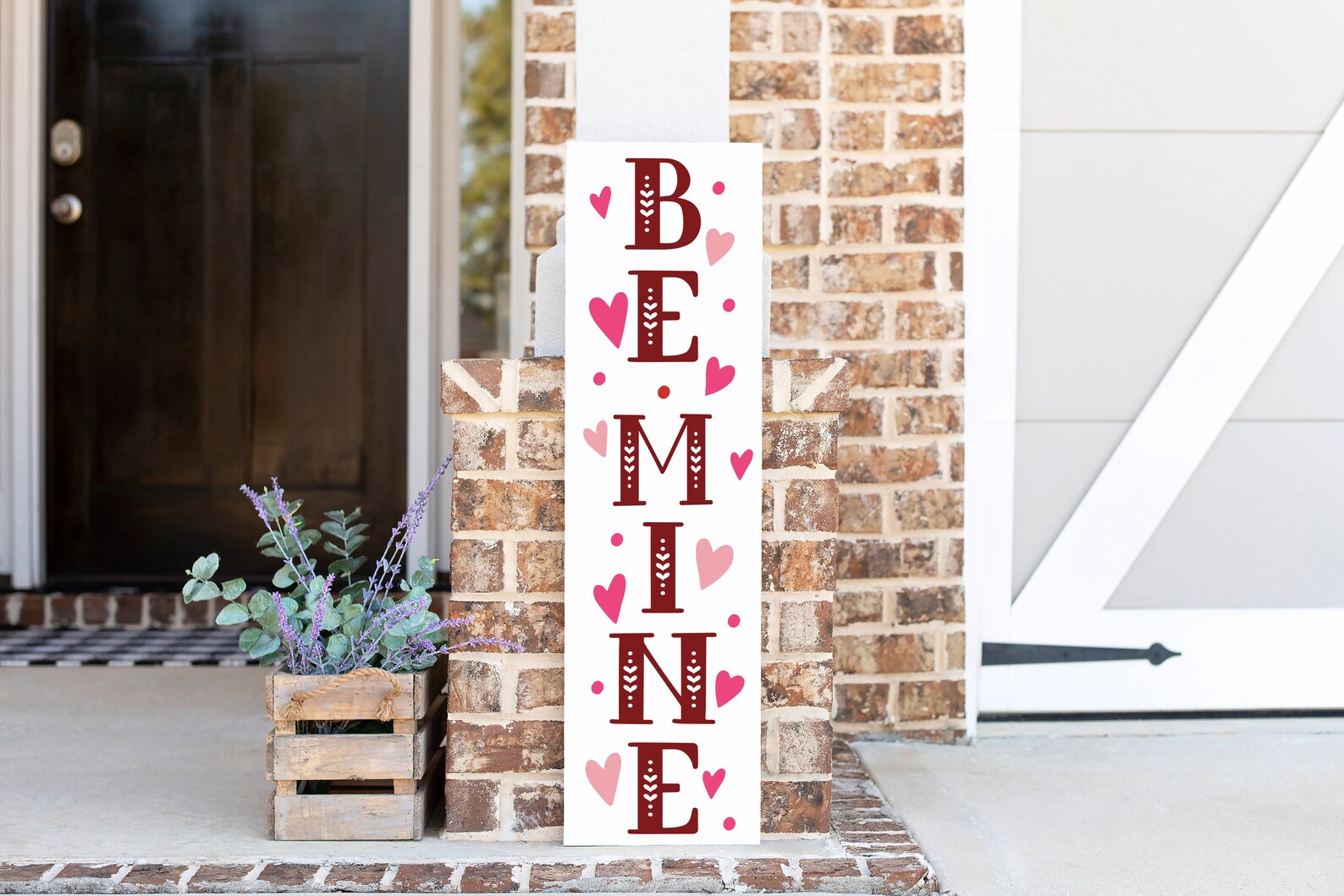 Be Mine Porch Sign Vertical Be Mine Porch Sign Be Mine Wood - Etsy