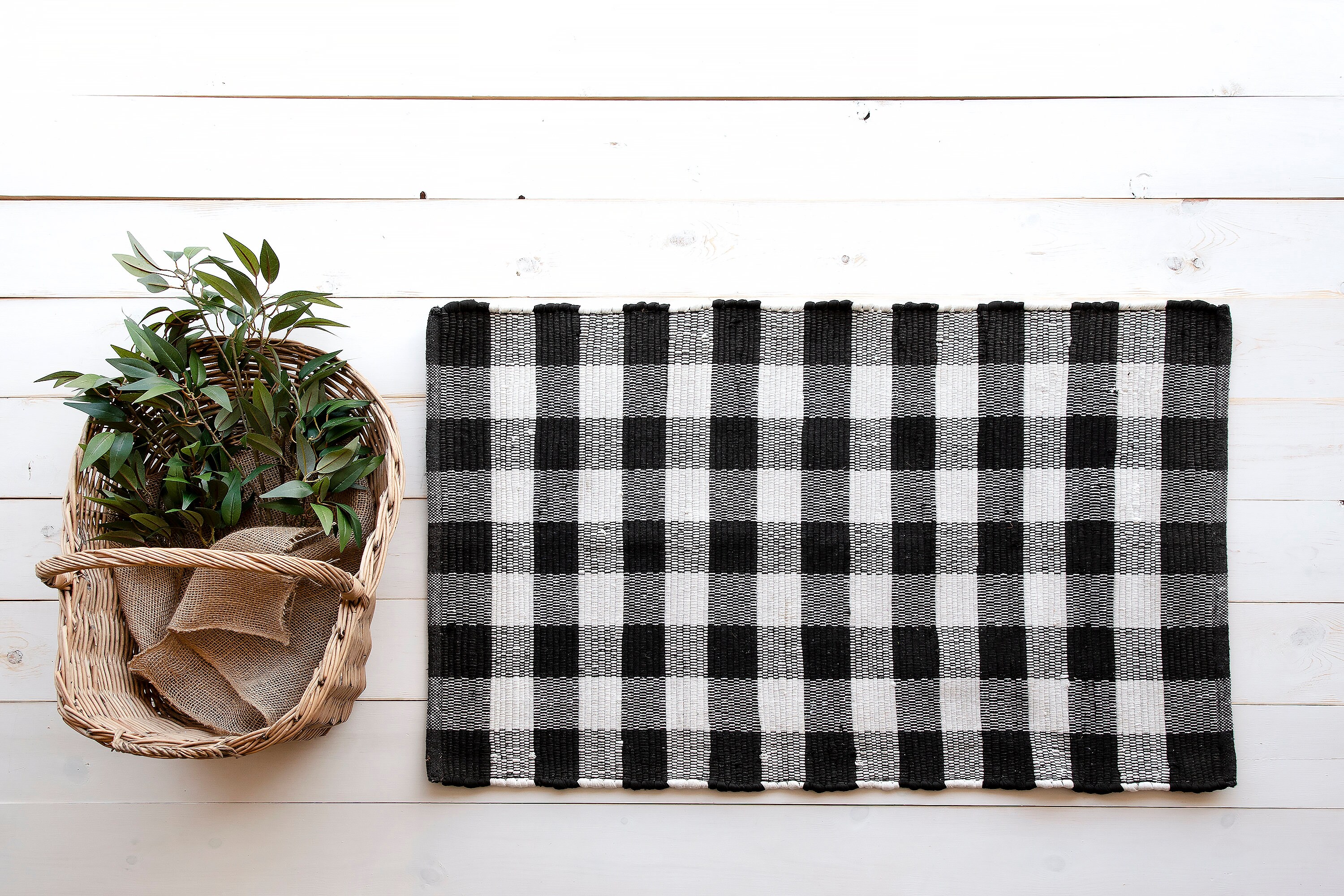 Buffalo Plaid Check Rug Buffalo Plaid Rug Decor Door Mat - Etsy