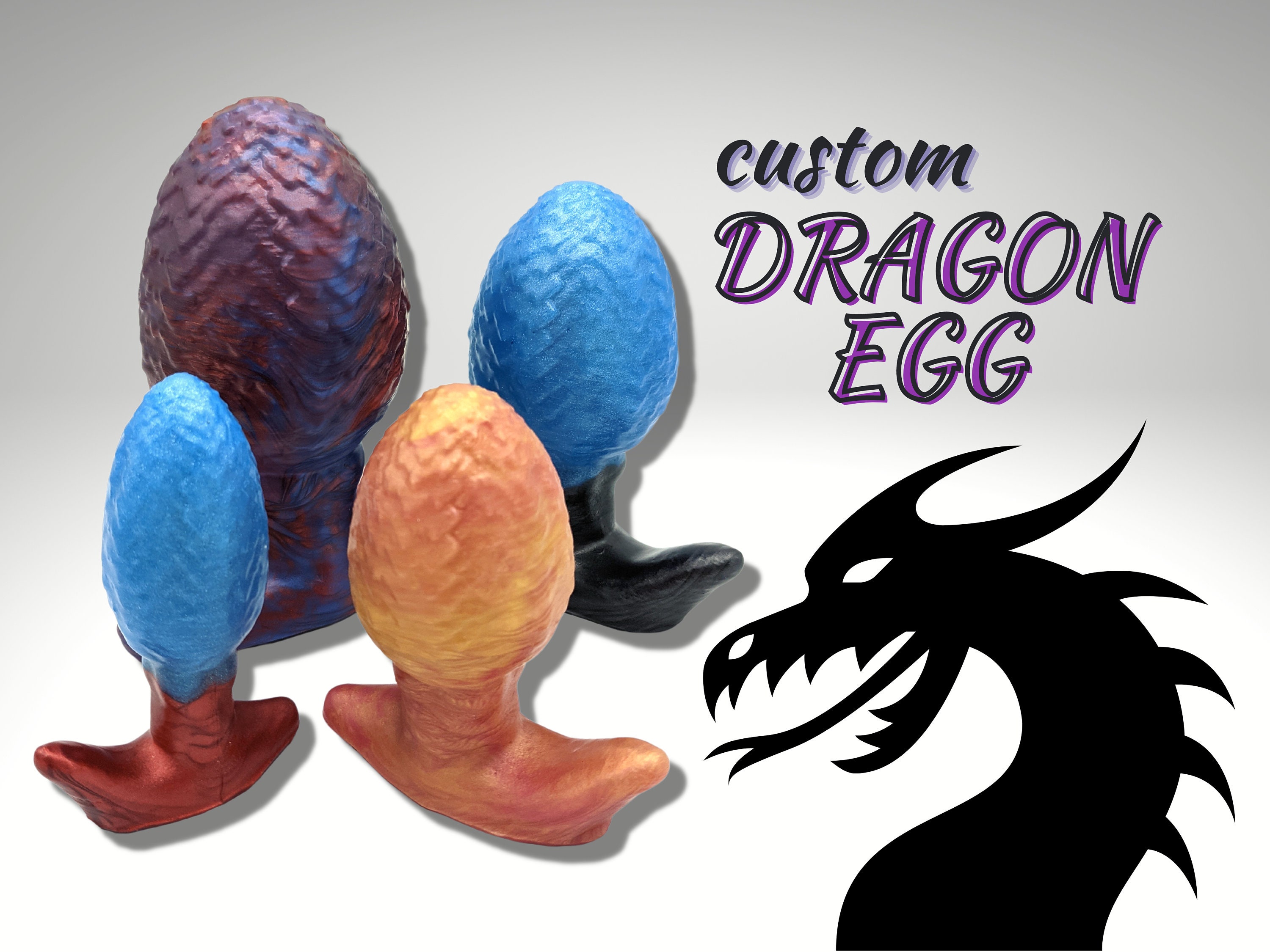 Customizable Dragon Egg Extreme Butt Plug Dildo Sex Toy Etsy
