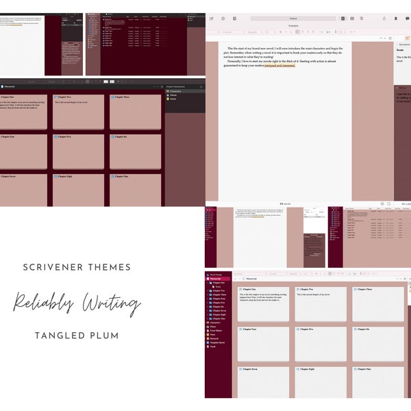 Scrivener Themes - Etsy