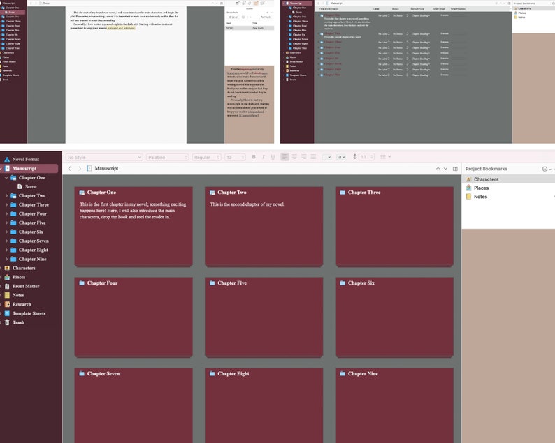 Dark Academia Scrivener Theme (light & Dark) - Etsy