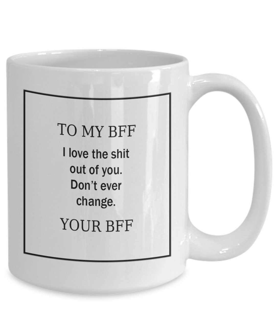 Bff Mug Best Friend Coffee Cup - Etsy
