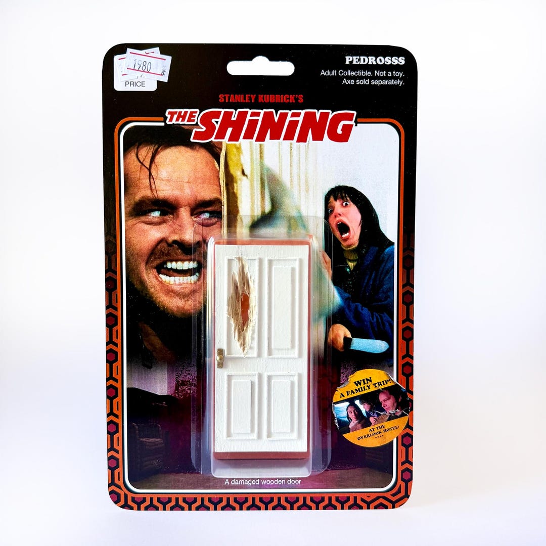 The Shining - Here's Johnny! the Bathroom Door Split With an Axe! - Etsy
