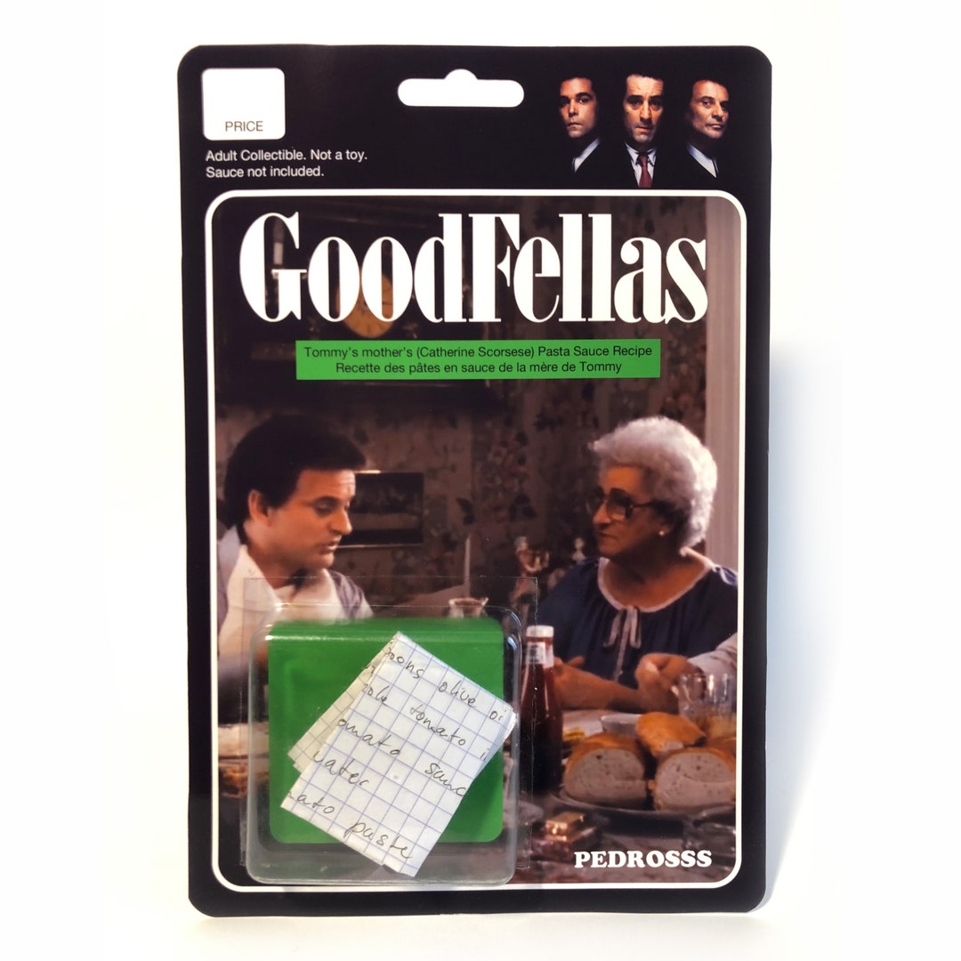 The Goodfellas Bootleg Toy! Catherine Scorsese's Pasta Sauce Recipe! - Etsy