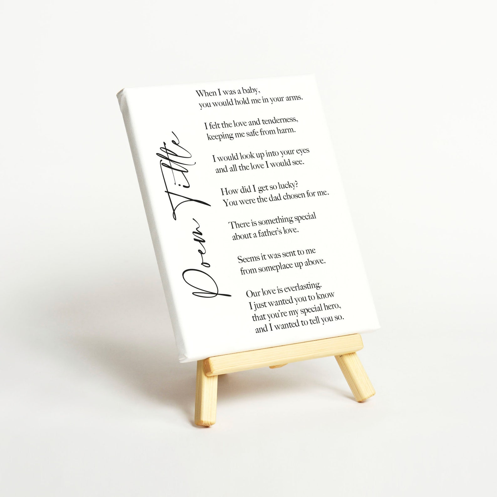 Print Your Own Poem Canvas, Couple Proposal Speech Poster Wall Art ...