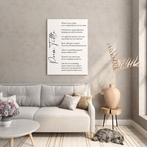 Custom Poem Canvas Print Sign Song Lyric Love Letter Inspirational ...