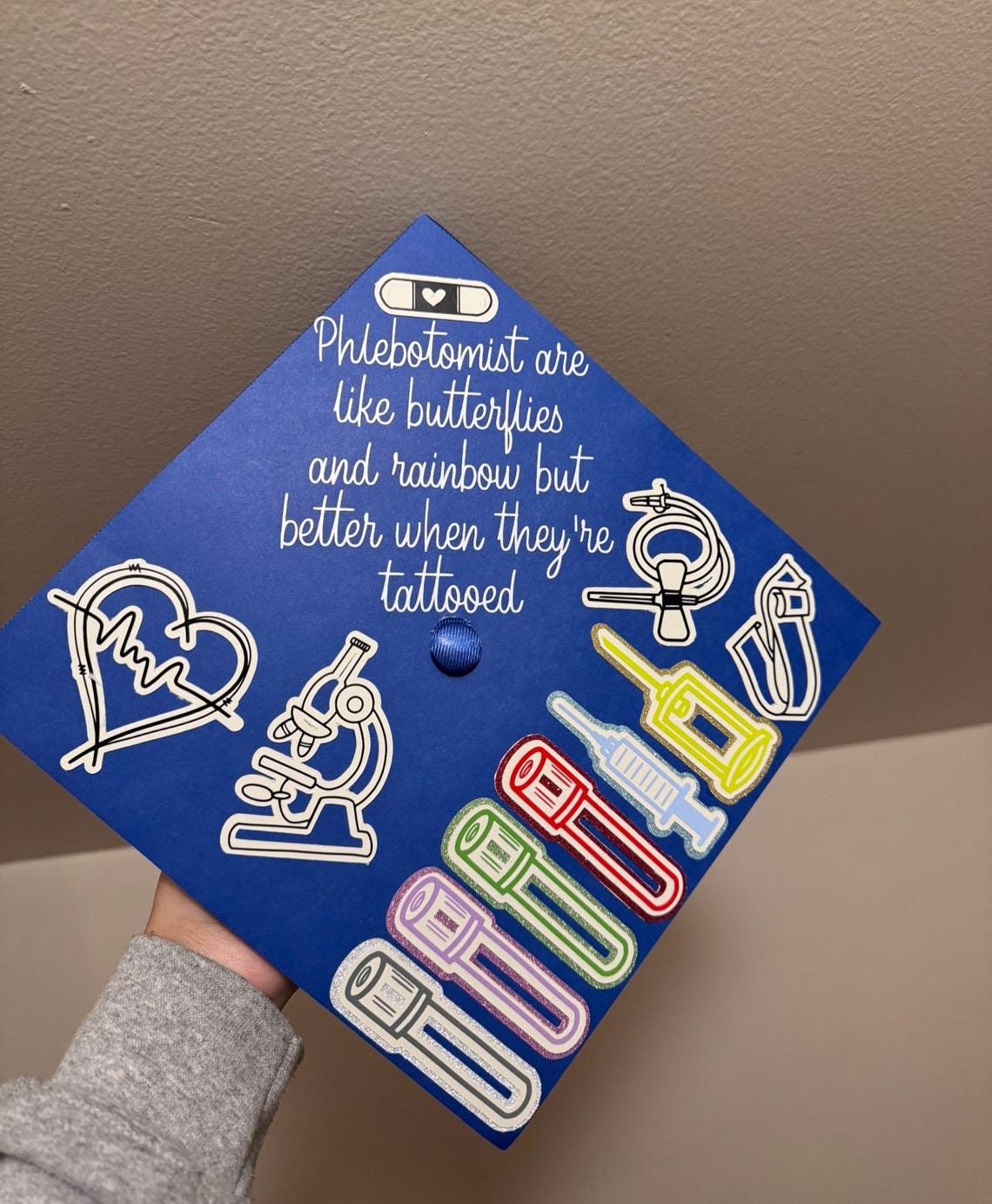 Phlebotomist Graduation Cap Topper - Etsy