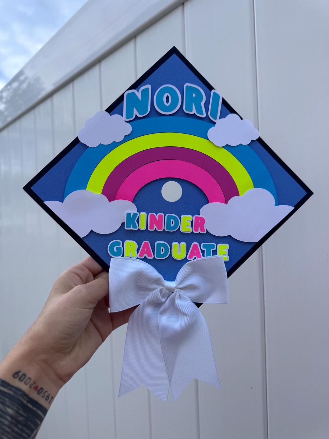 Kinder Graduate Rainbow Graduation Cap Topper - Etsy