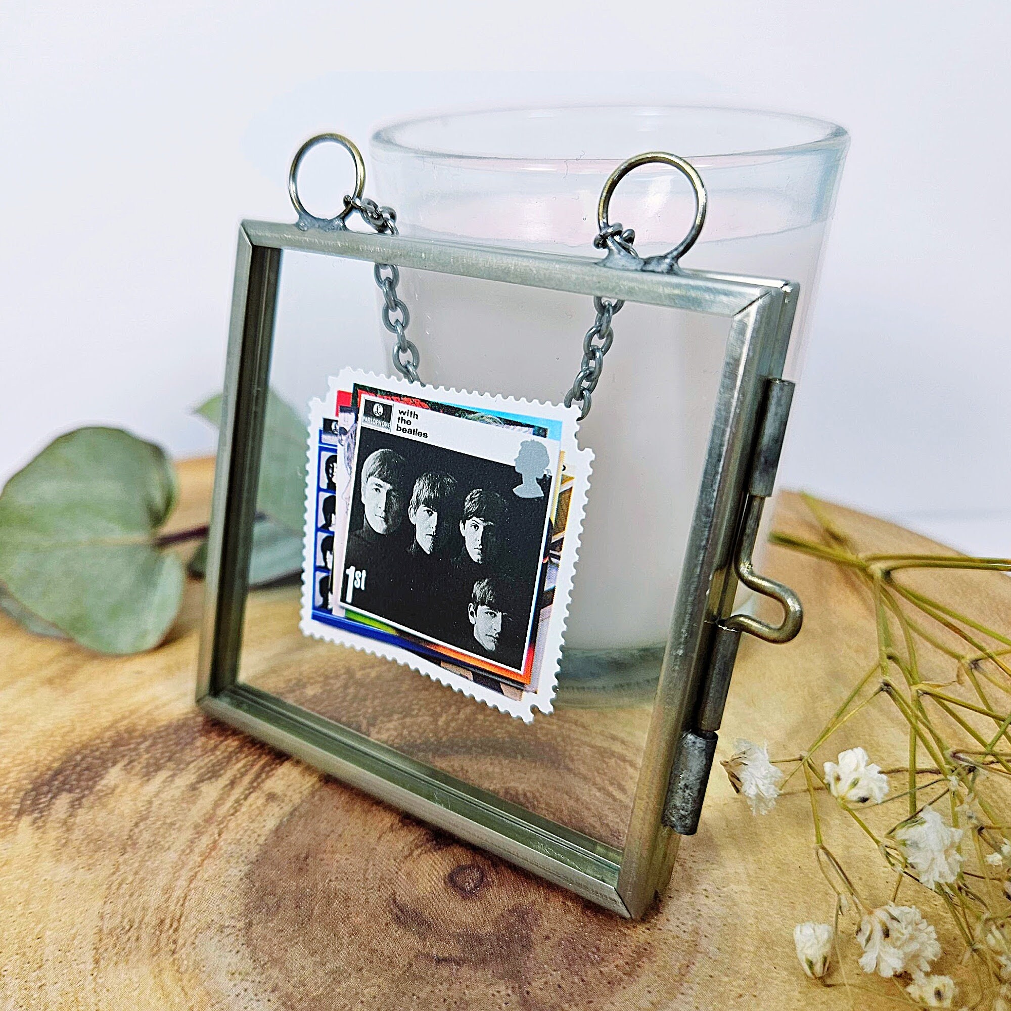 The Beatles 'with the Beatles' Album Cover Stamp Art, Beatles Gift ...