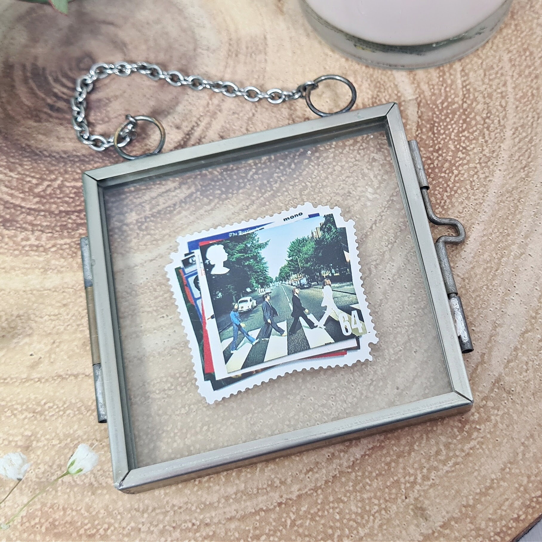 The Beatles 'abbey Road' Album Cover Stamp Art, Fab Four Gift Idea ...