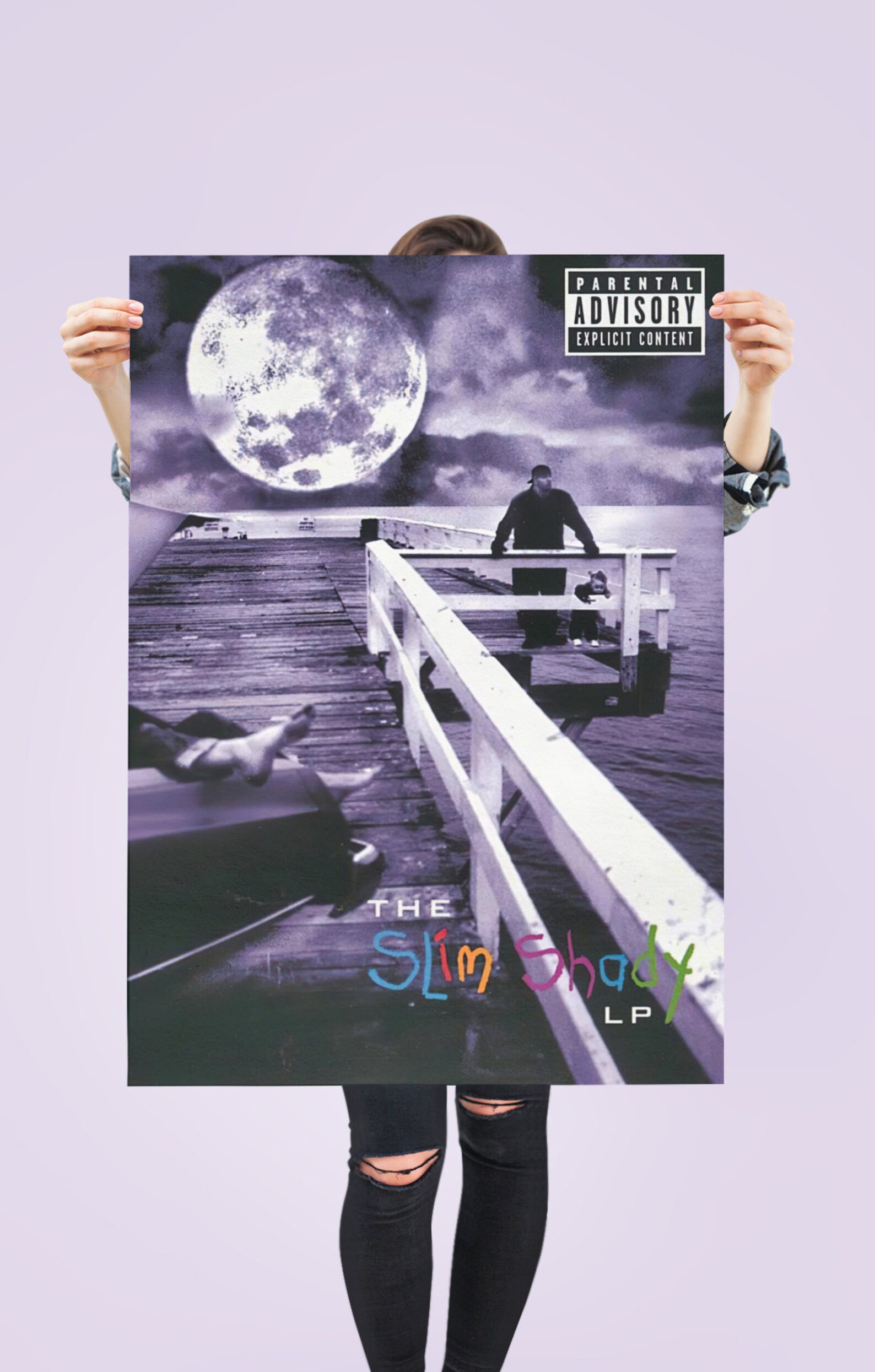 Eminem Poster The Slim Shady LP / Premium Matte vertical | Etsy