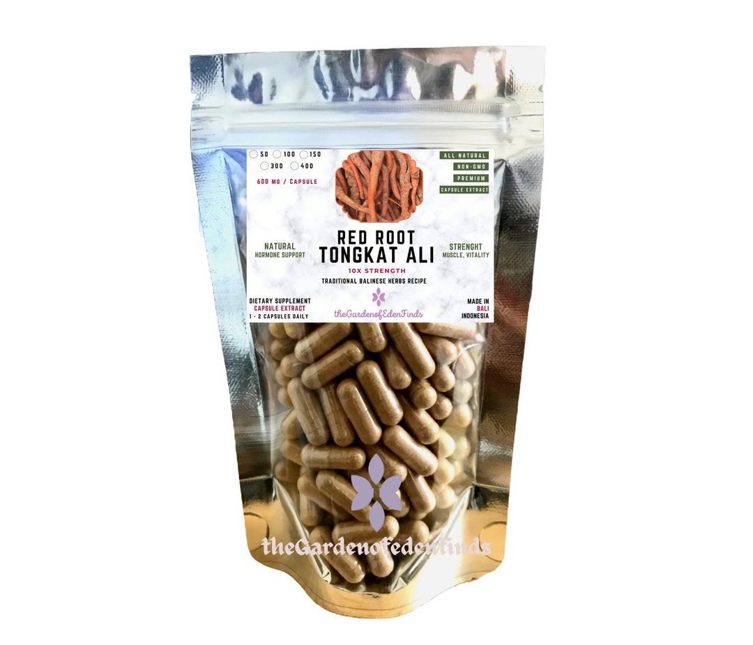 Tongkat Ali Red Root Extract I Kalimantan Red Tongkat Ali Root Vegan ...
