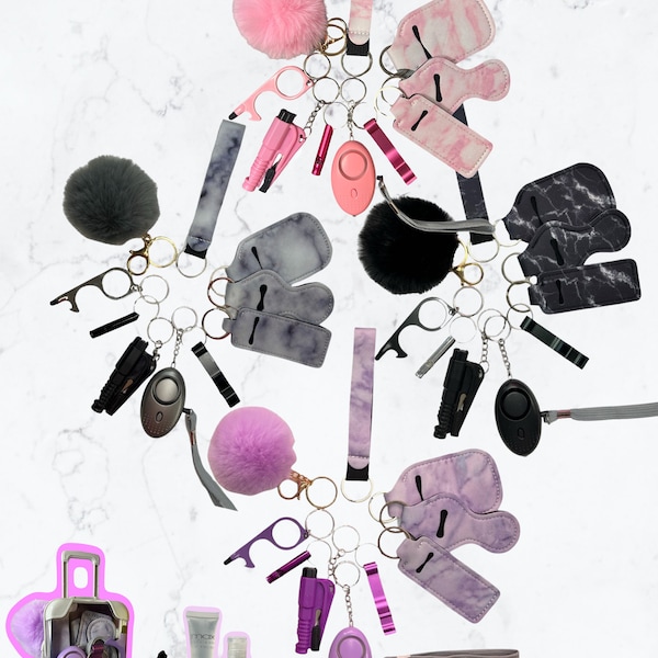 Self Defens Key Chain Set - Etsy