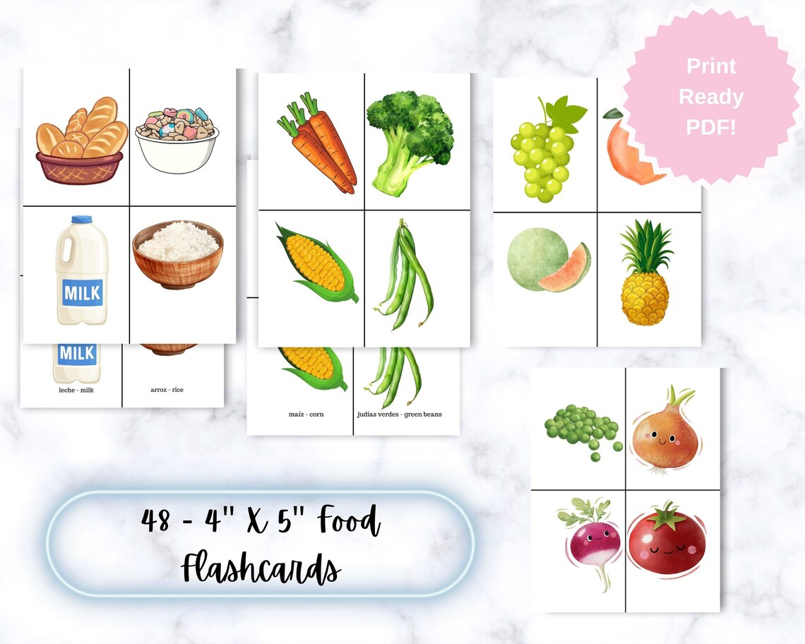 Spanish Homeschool Kit, Teaching Planner, Food, Family, Objects ...