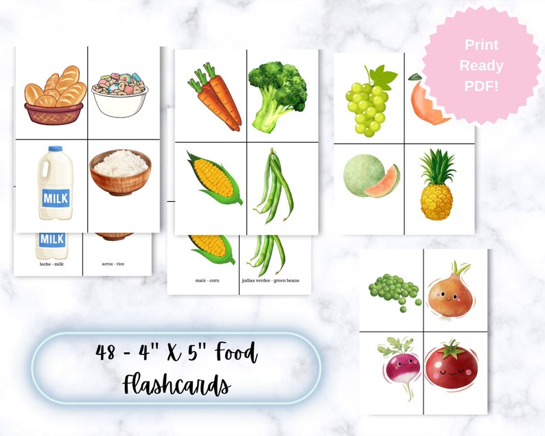 Spanish Homeschool Kit, Teaching Planner, Food, Family, Objects ...