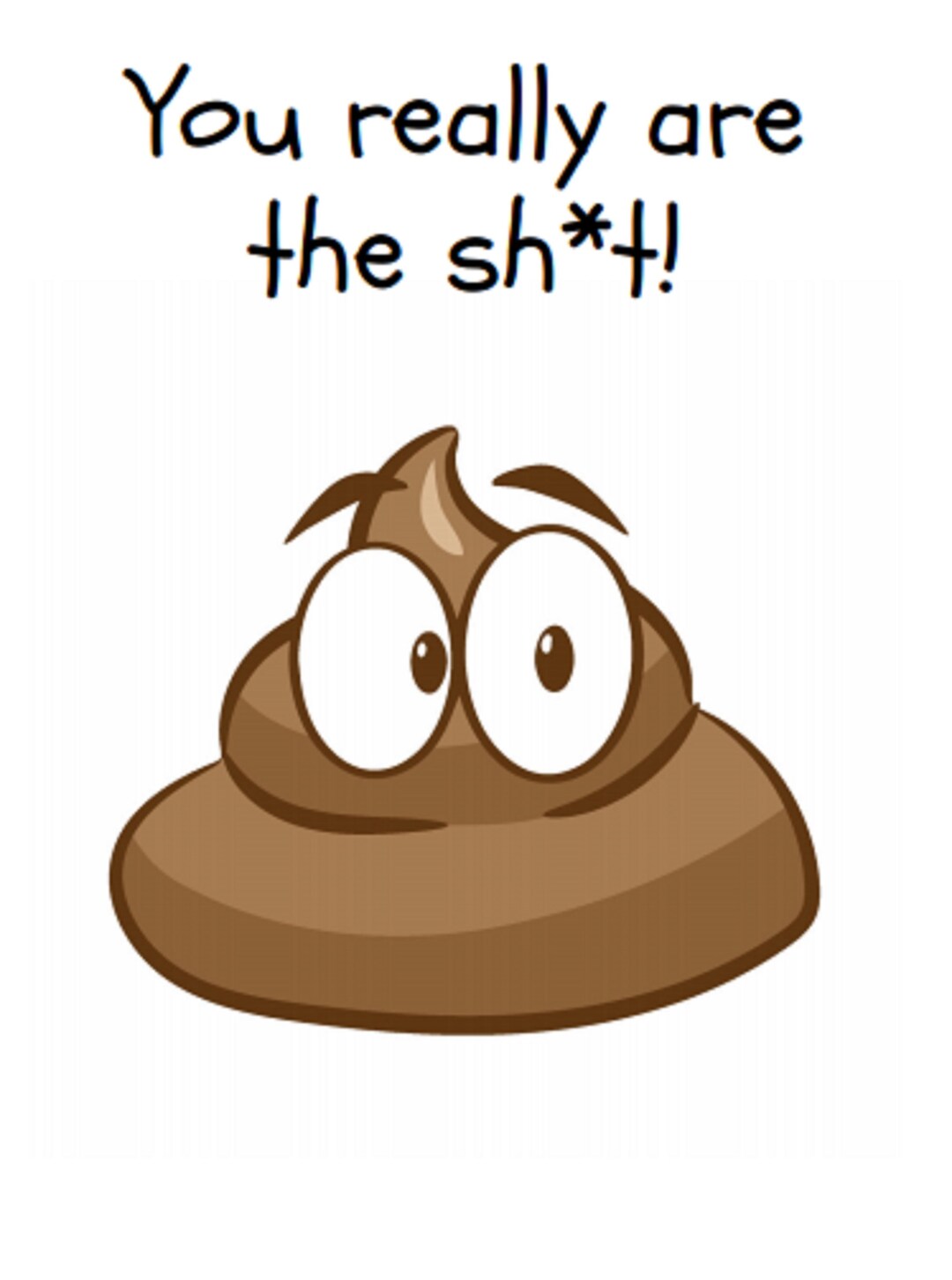 Funny Shit Printable Card, Greeting Card, Thank You Card, Anytime Card, Miss You Card, Sympathy ...